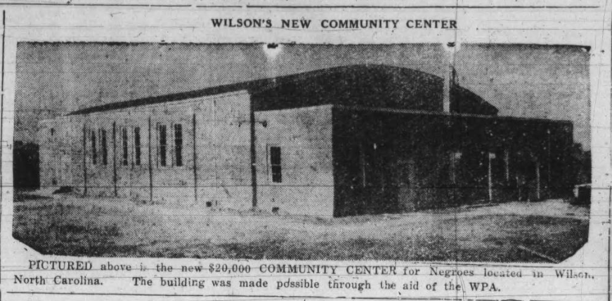 New community center. | Black Wide-Awake