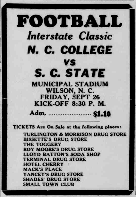 Tickets available for interstate classic football game. | Black Wide-Awake