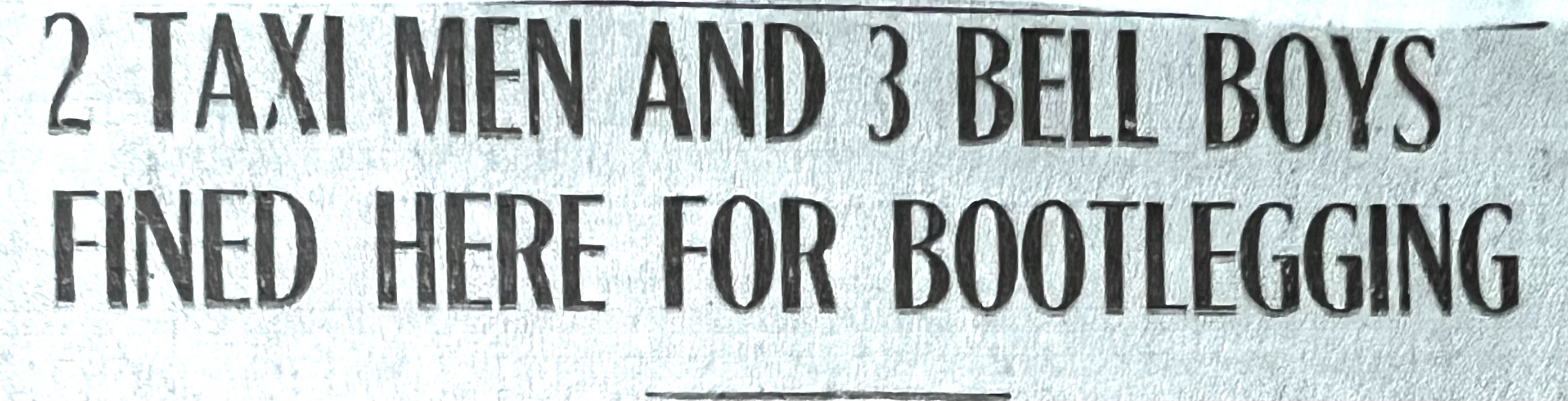 Interracial cooperation in the bootlegging business. | Black Wide-Awake
