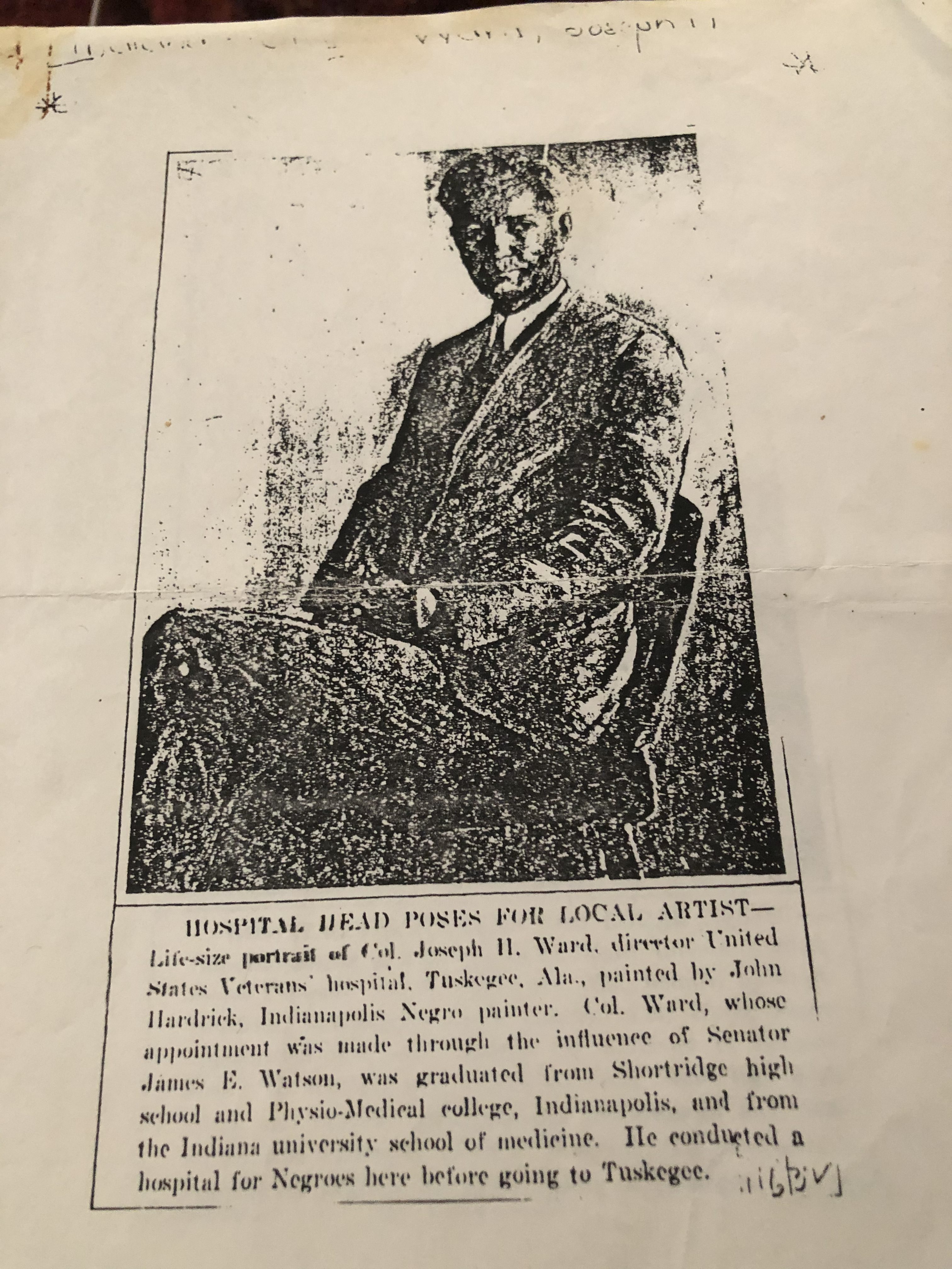 Dr. Ward poses for a portrait. | Black Wide-Awake