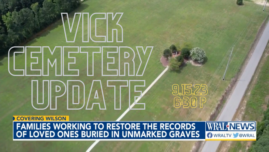 Lane Street Project: Vick Cemetery update via Zoom. | Black Wide-Awake
