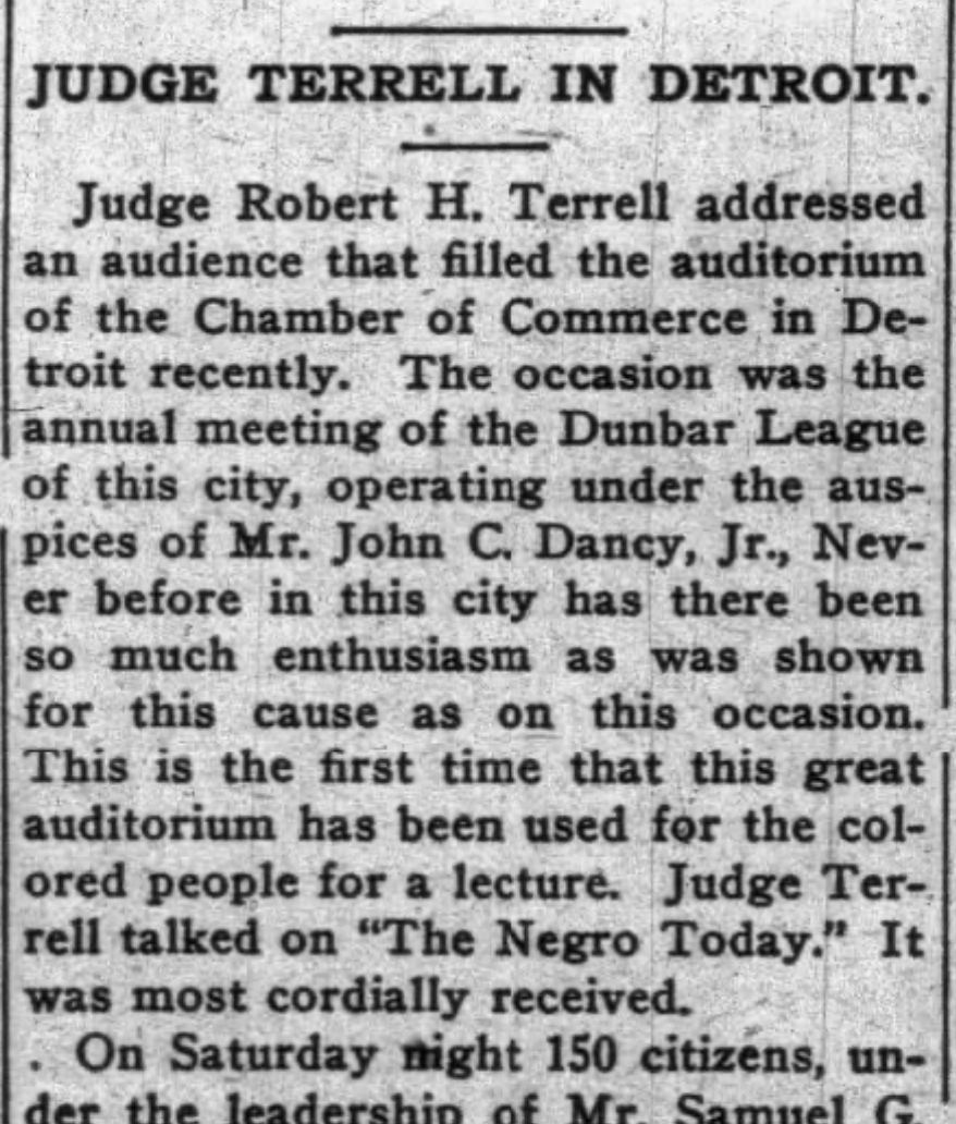 Judge Terrell speaks at Wilson fair. | Black Wide-Awake