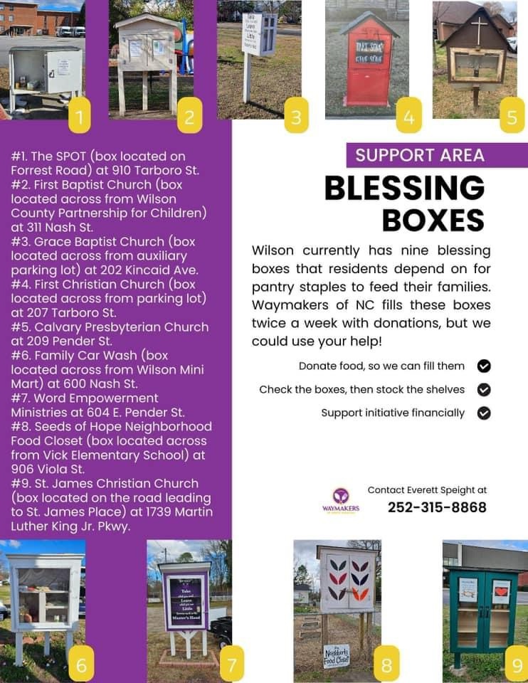 Lane Street Project: support Wilson’s blessing boxes. | Black Wide-Awake