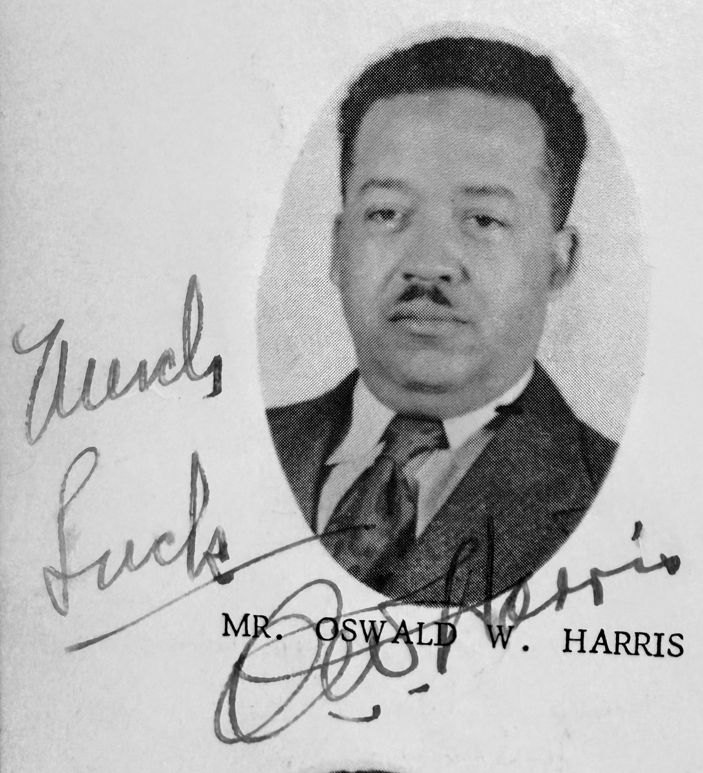 Studio shots, no. 260: Oswald W. Harris. | Black Wide-Awake
