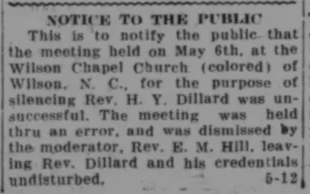 F.Y.I.: Rev. Dillard has not been silenced. | Black Wide-Awake