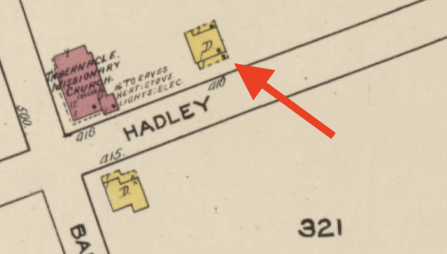 410 Hadley Street. | Black Wide-Awake