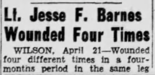 First Lieutenant Jesse F. Barnes’ ordeal. | Black Wide-Awake