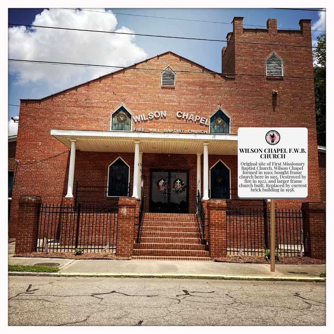 B.W.A. Historical Marker Series, no. 27: Wilson Chapel Free Will ...