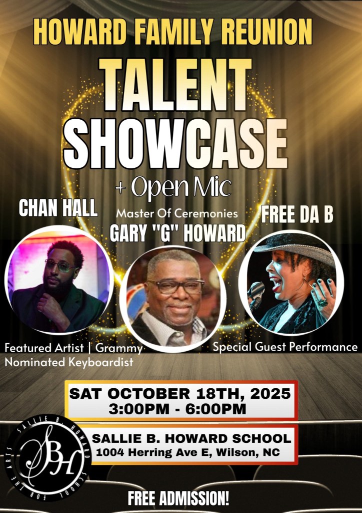 Howard Family Reunion to feature Talent Showcase. | Black Wide-Awake