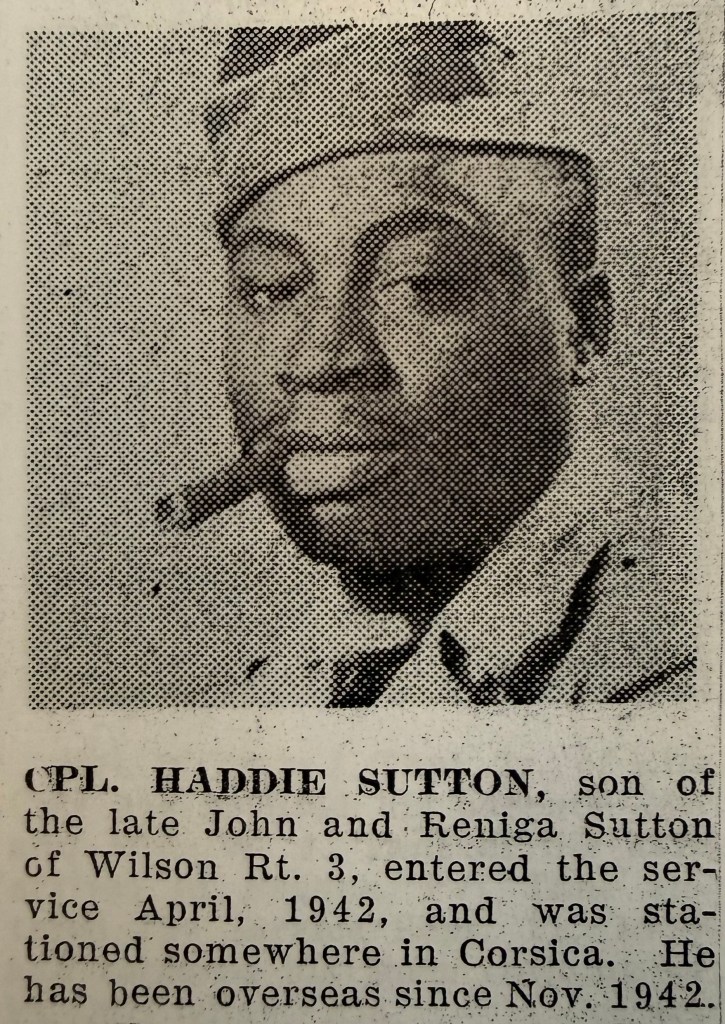 Corporal Haddie Sutton, somewhere in Corsica. | Black Wide-Awake